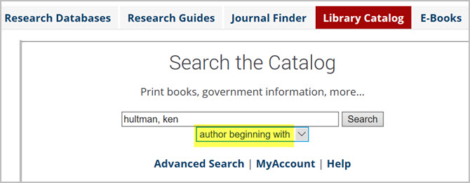 Finding Author Information